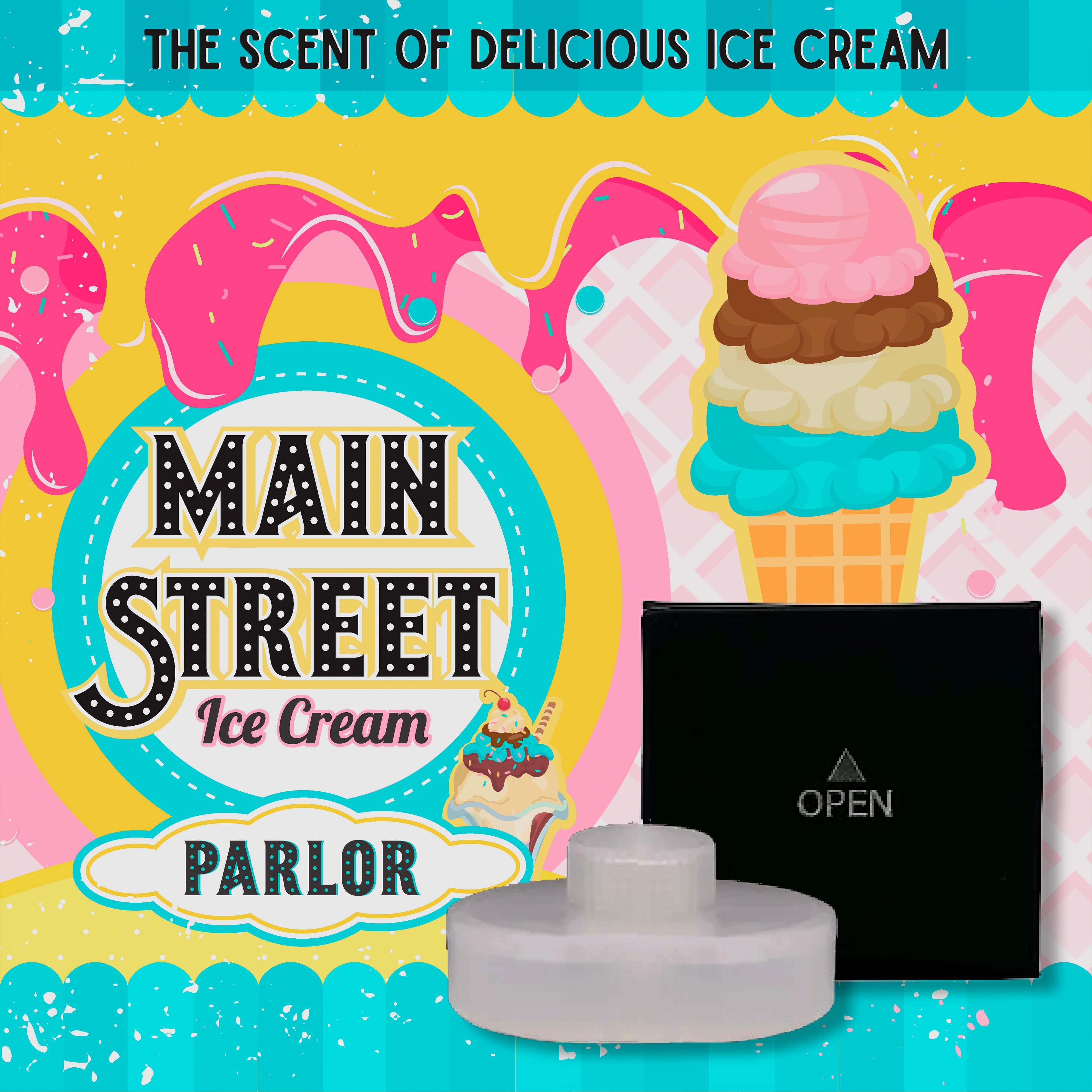 Main Street Ice Cream Parlor Fragrance Delux Car Diffuser Refill